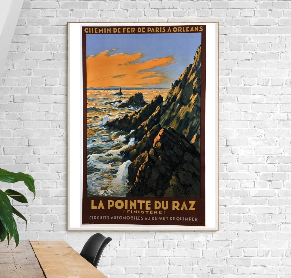 Affiche La Pointe du Raz - Affiche Vintage