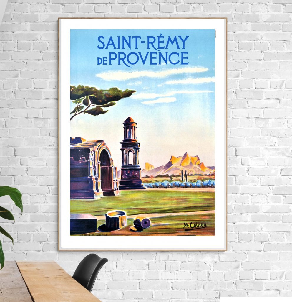 Affiche Saint Remy de Provence - Affiche Vintage